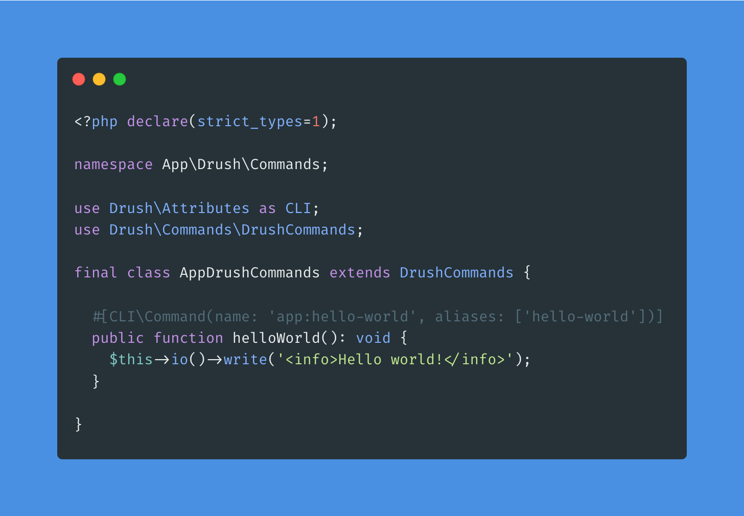 Writing Drush Commands With Php Attributes