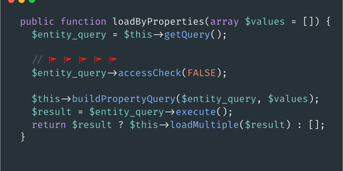 Avoid using `loadByProperties` to load entities