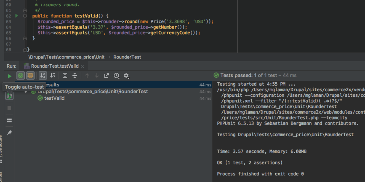 Test Driven Development In Phpstorm With Auto Testing Enabled